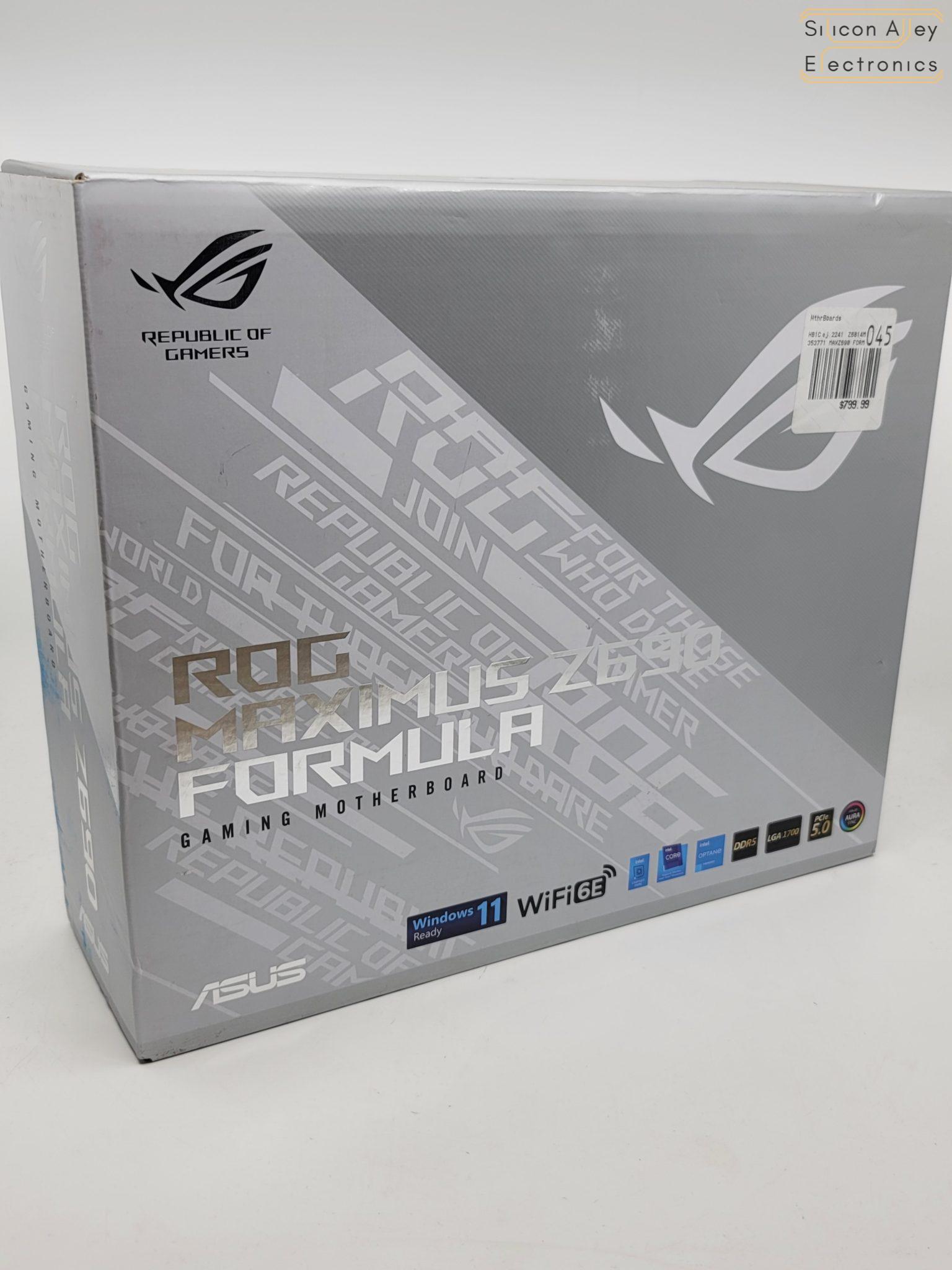 ASUS ROG Maximus Z690 Formula Wifi DDR5 Intel LGA 1700 ATX Motherboard ...