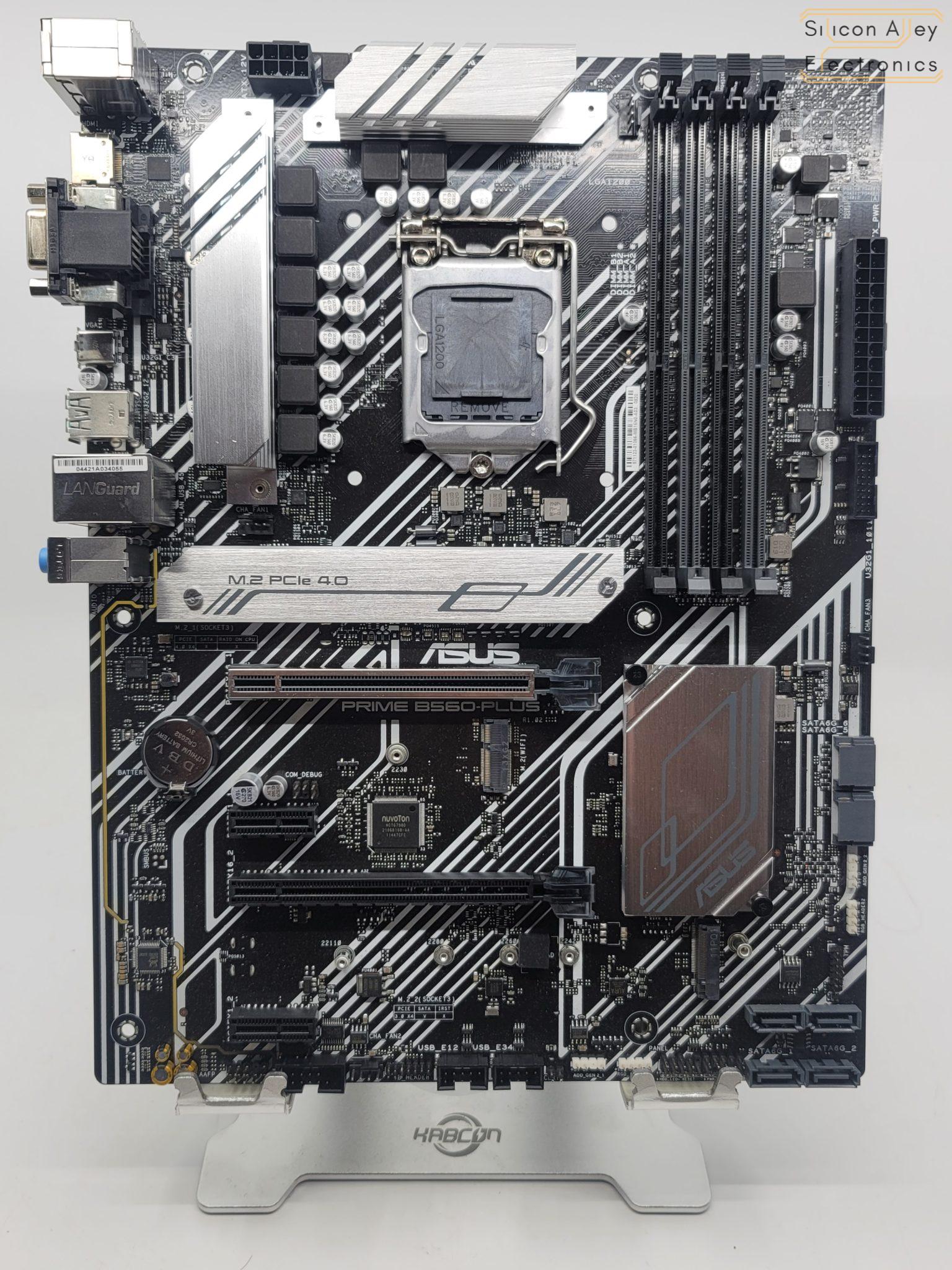 ASUS Prime B560-Plus DDR4 Intel LGA 1200 ATX Motherboard - Silicon ...