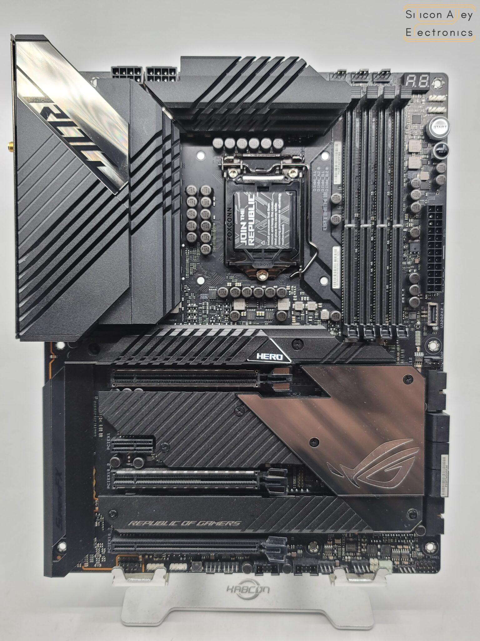 ASUS Maximus XIII Hero Intel LGA 1200 Z590 ATX Motherboard - Silicon ...