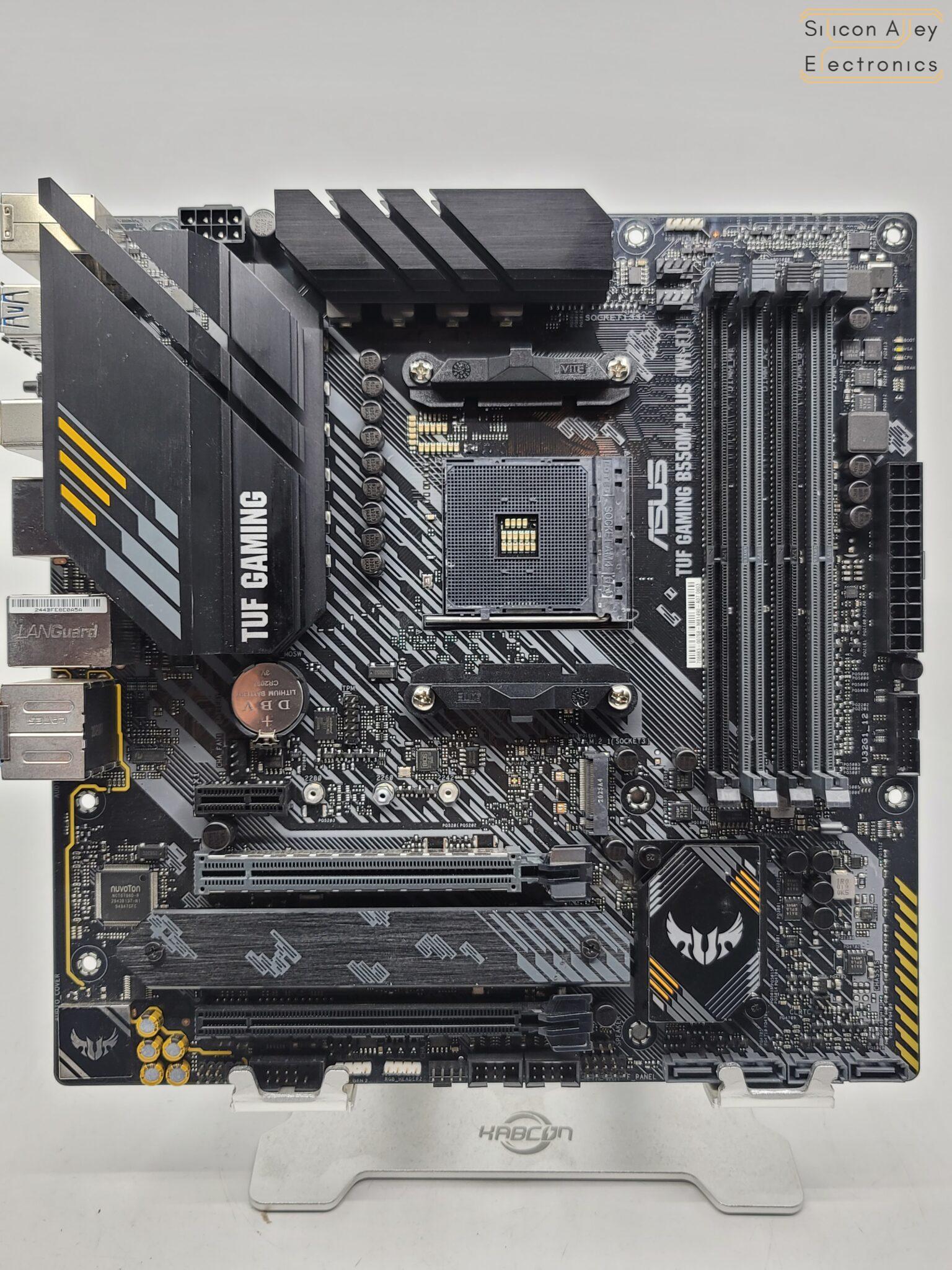 ASUS TUF Gaming B550M-Plus Wifi AMD AM4 Micro ATX Motherboard - Silicon ...