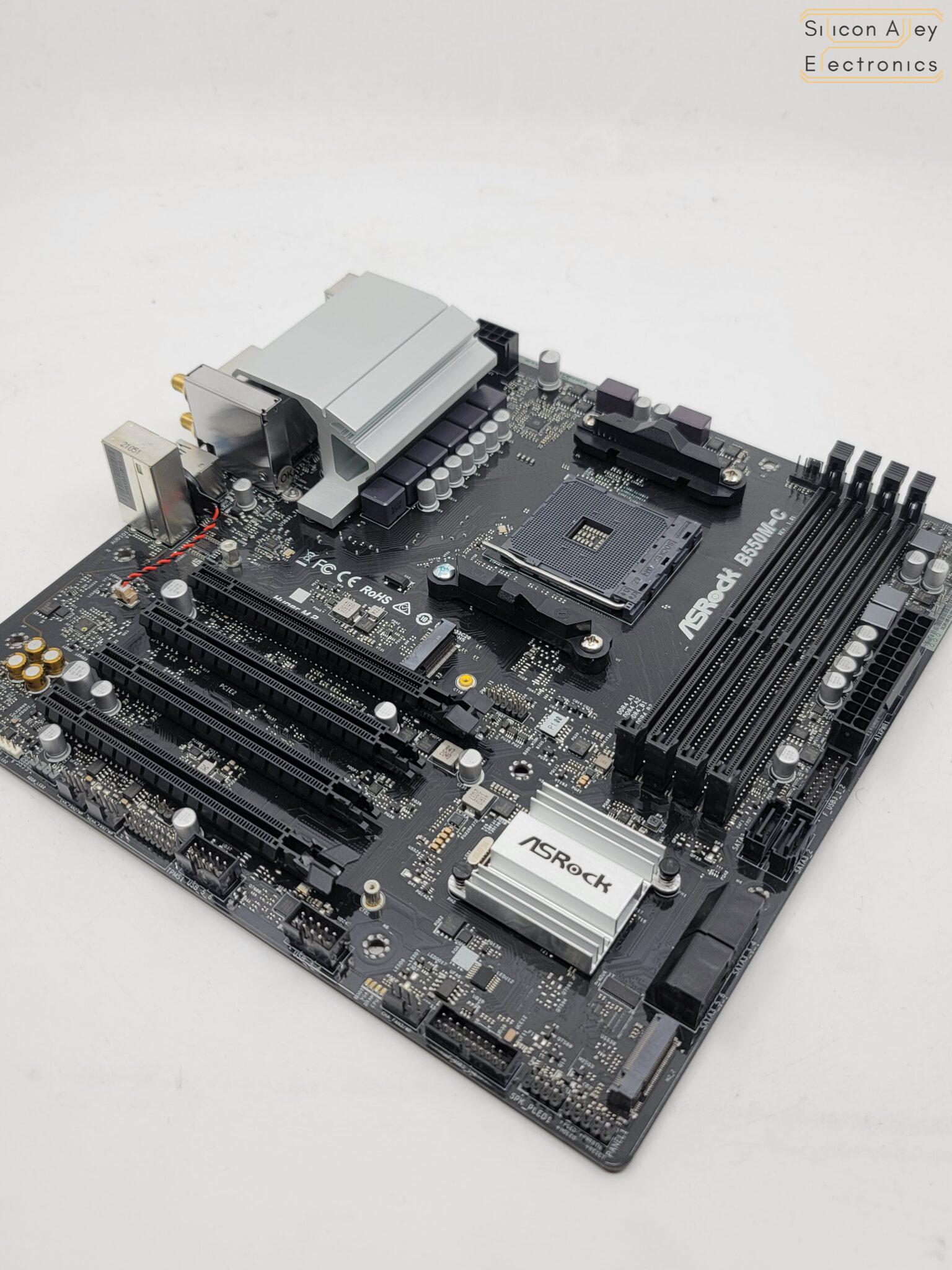ASRock B550M-C AMD AM4 Micro ATX Motherboard - Silicon Alley Electronics