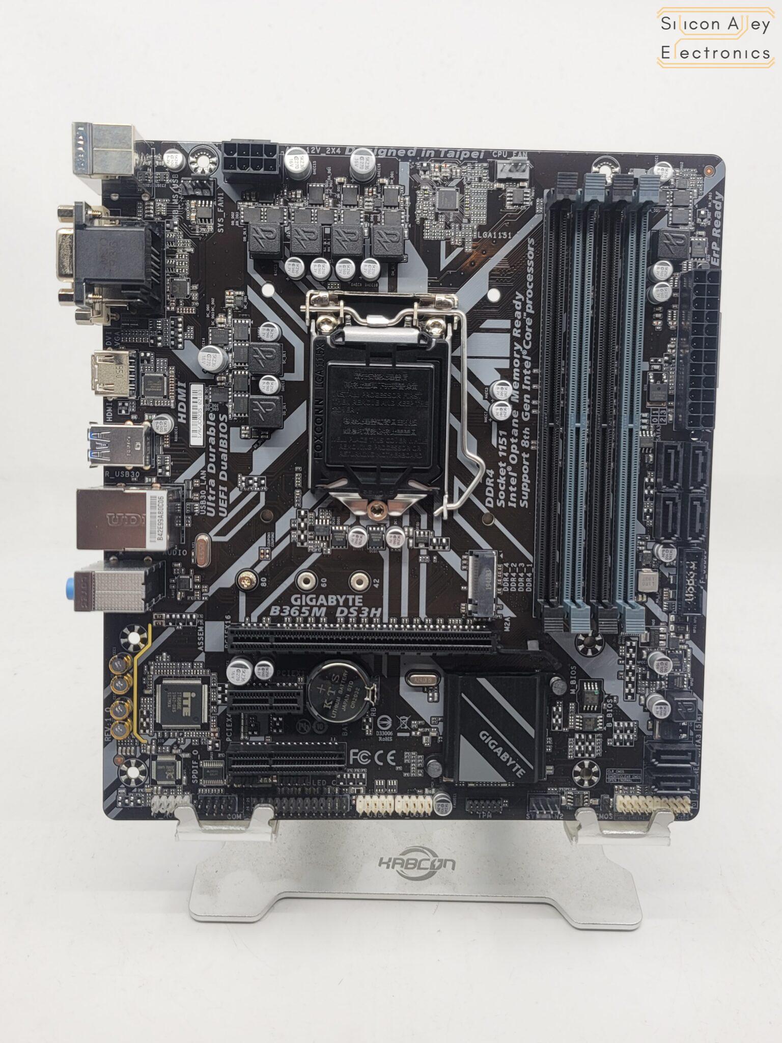 Gigabyte B365M DS3H Intel LGA 1151 Micro ATX Motherboard - Silicon ...
