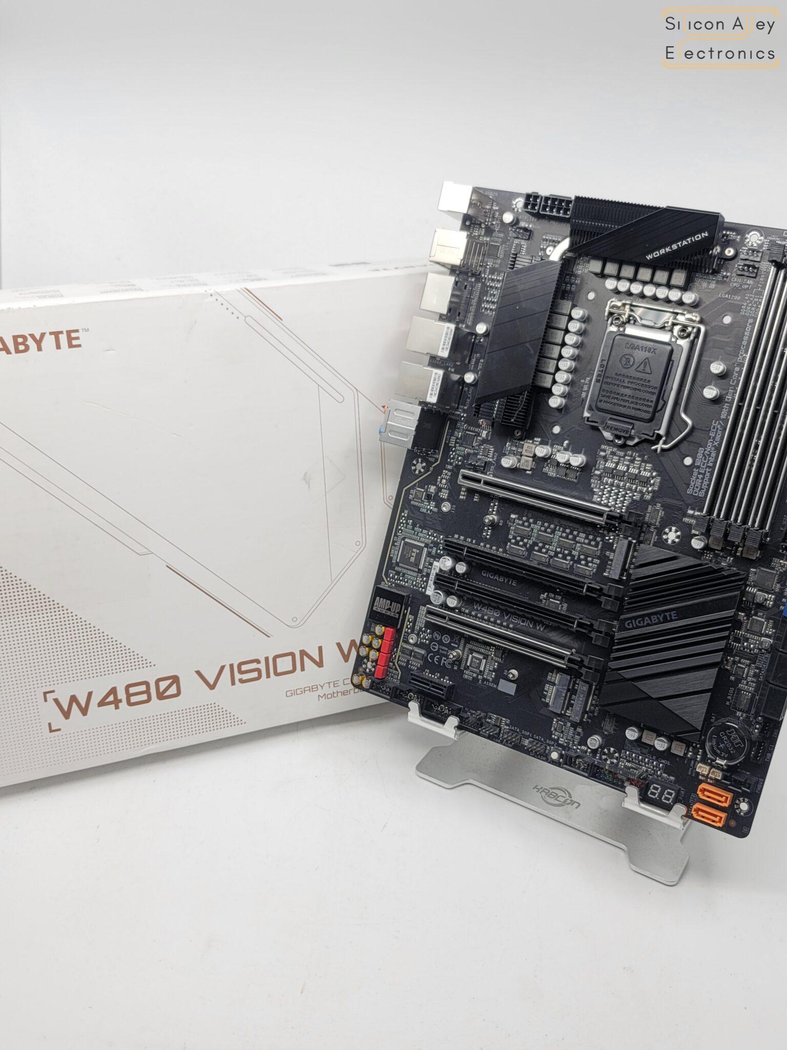 Gigabyte W480 Vision W Intel LGA 1200 ATX Motherboard - Silicon Alley ...