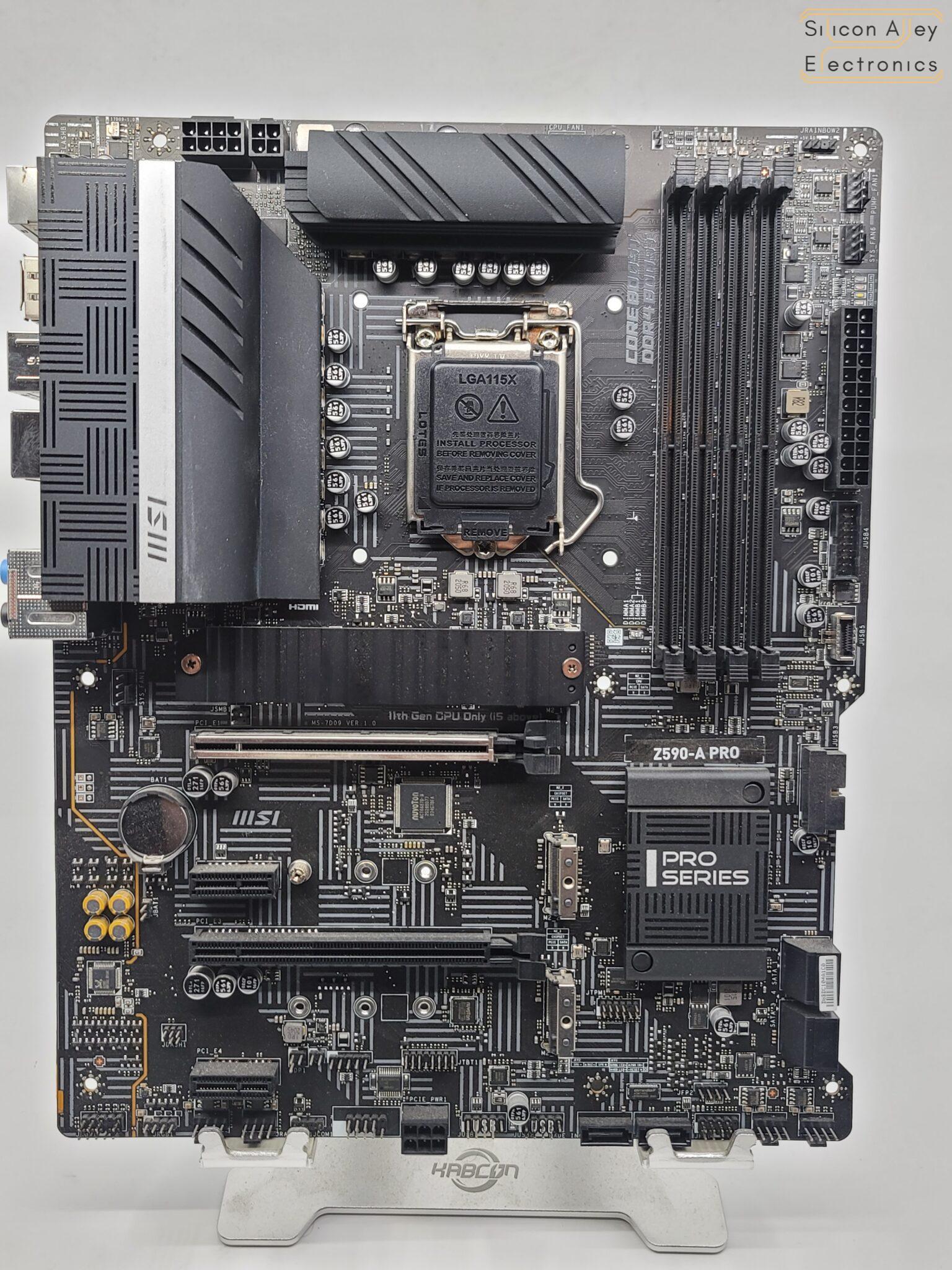 MSI Z590-A Pro Intel LGA 1200 ATX Motherboard - Silicon Alley Electronics
