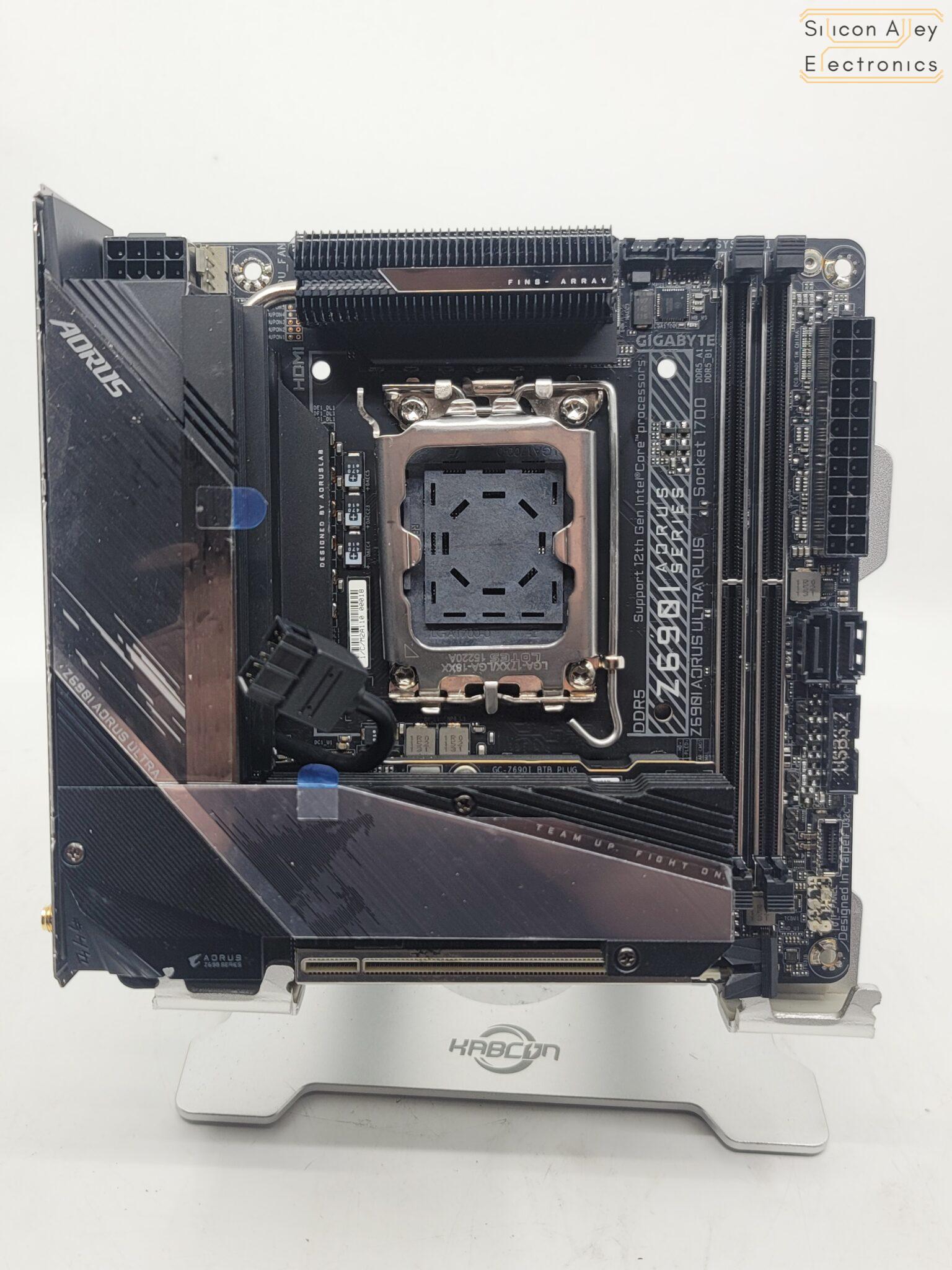 Gigabyte Z690I Aorus Ultra Plus Intel LGA 1700 DDR5 ITX Motherboard ...