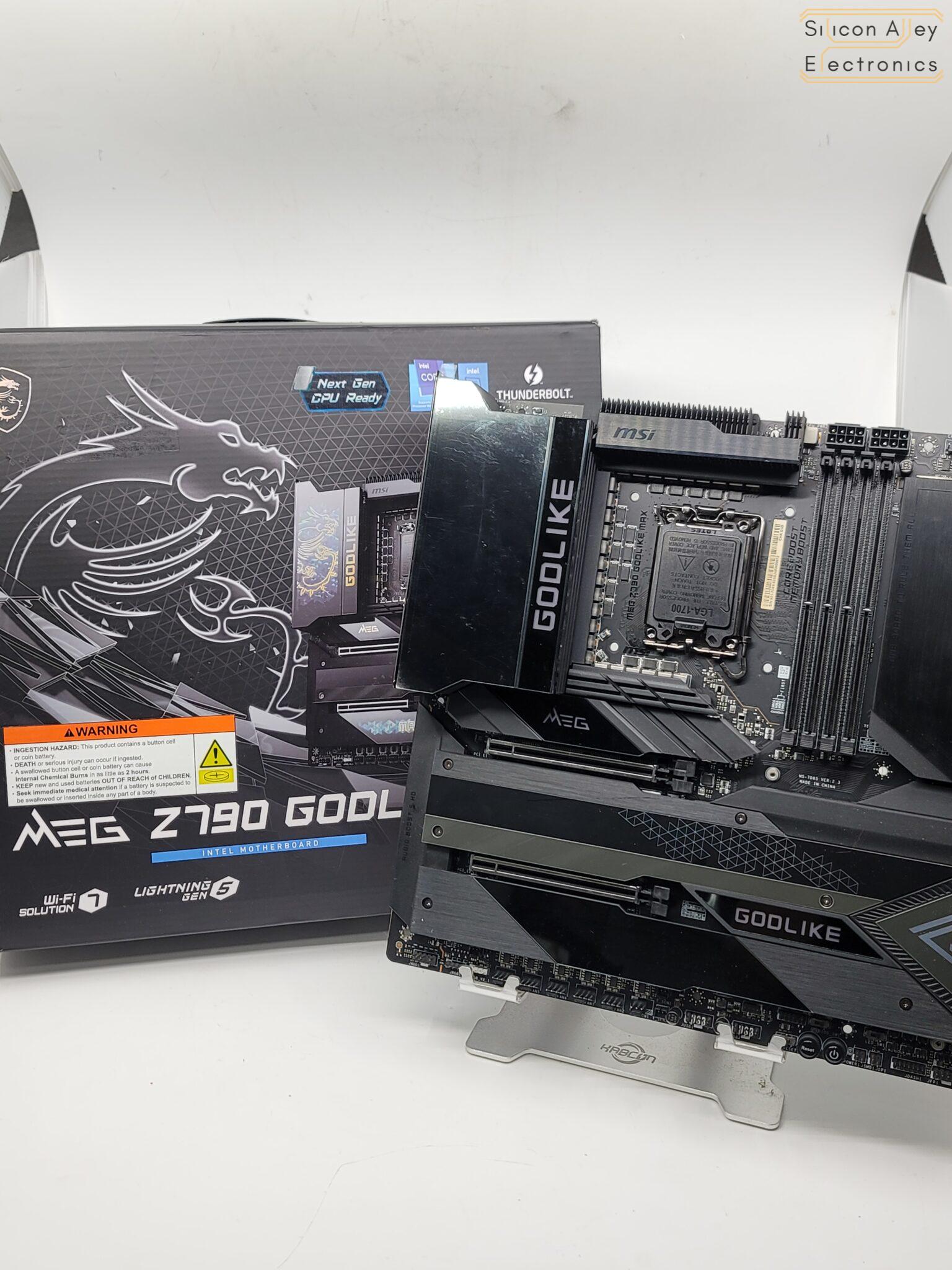 MSI MEG Z790 Godlike Max Wifi Intel LGA 1700 DDR5 EATX Motherboard ...